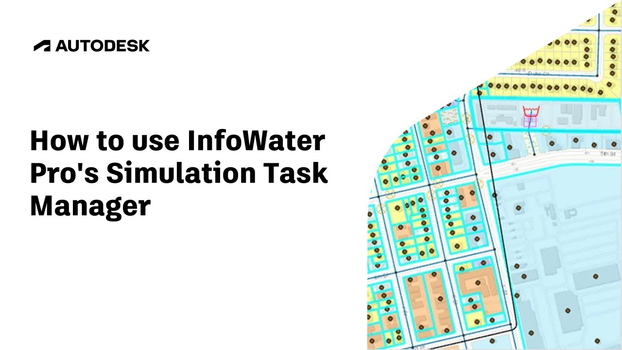 How to use InfoWater Pro's Simulation Task Manager