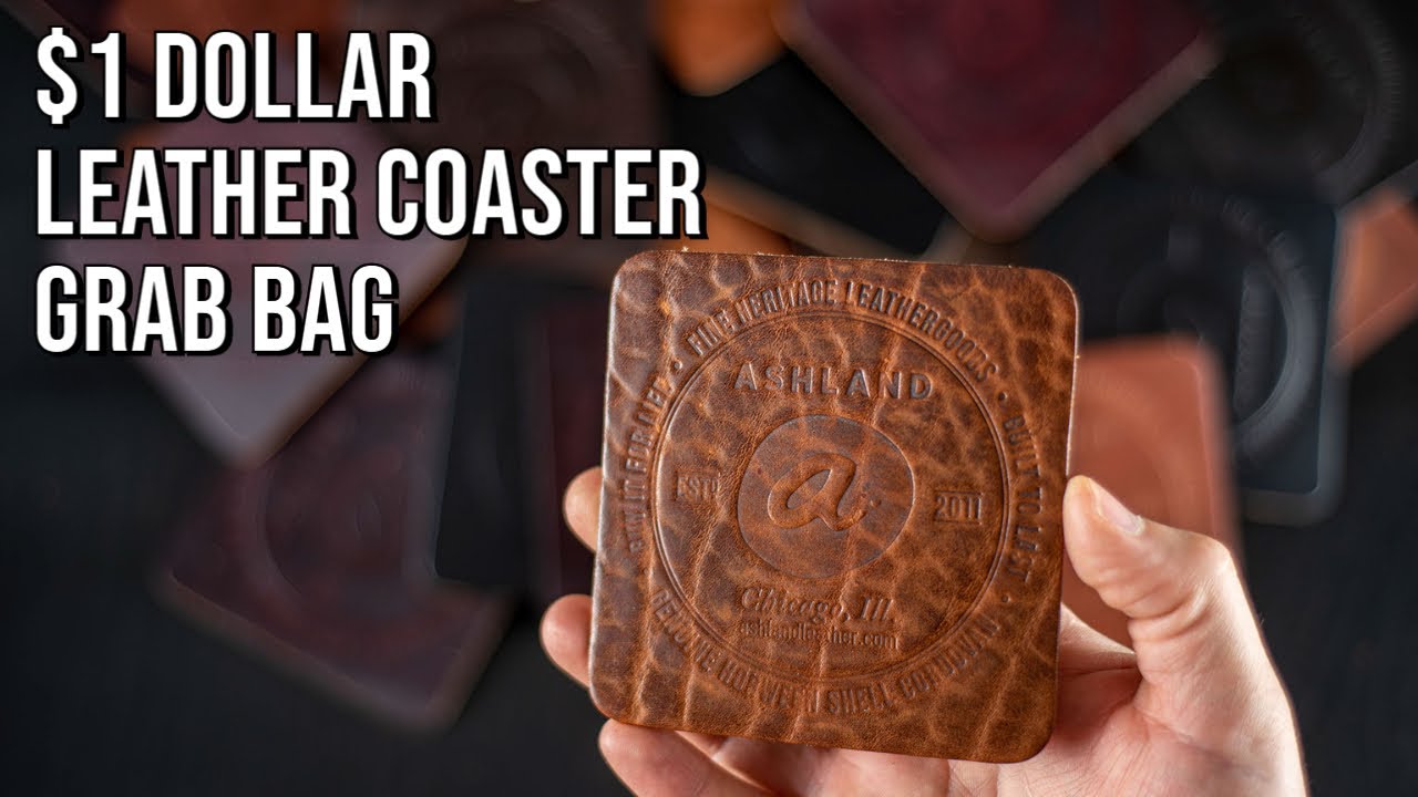 $1 Leather Coaster Grab Bag