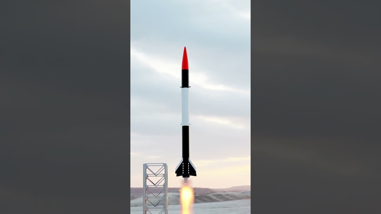 Launch Rocket | @Solid.Maker.Design #rocket #animation #rocketlaunch #space