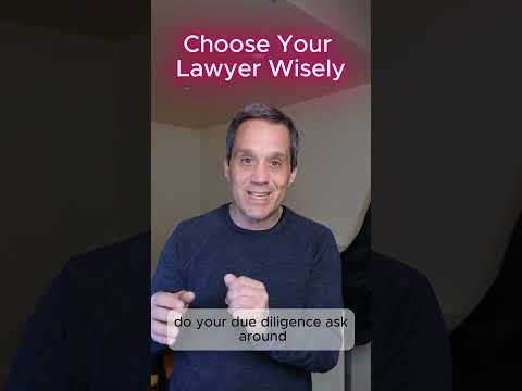 Choose Your Lawyer Wisely. Do your homework! 📚 #lawyers #choosewisely