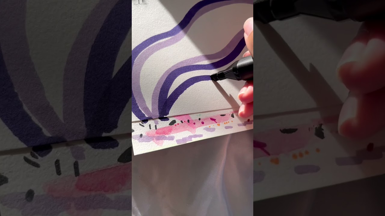 Sketch book ideas for empty space #markers #doodle #art #shorts #drawthis