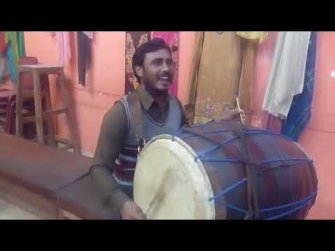 beautifull voice on dhol qasida Peer man lay ali