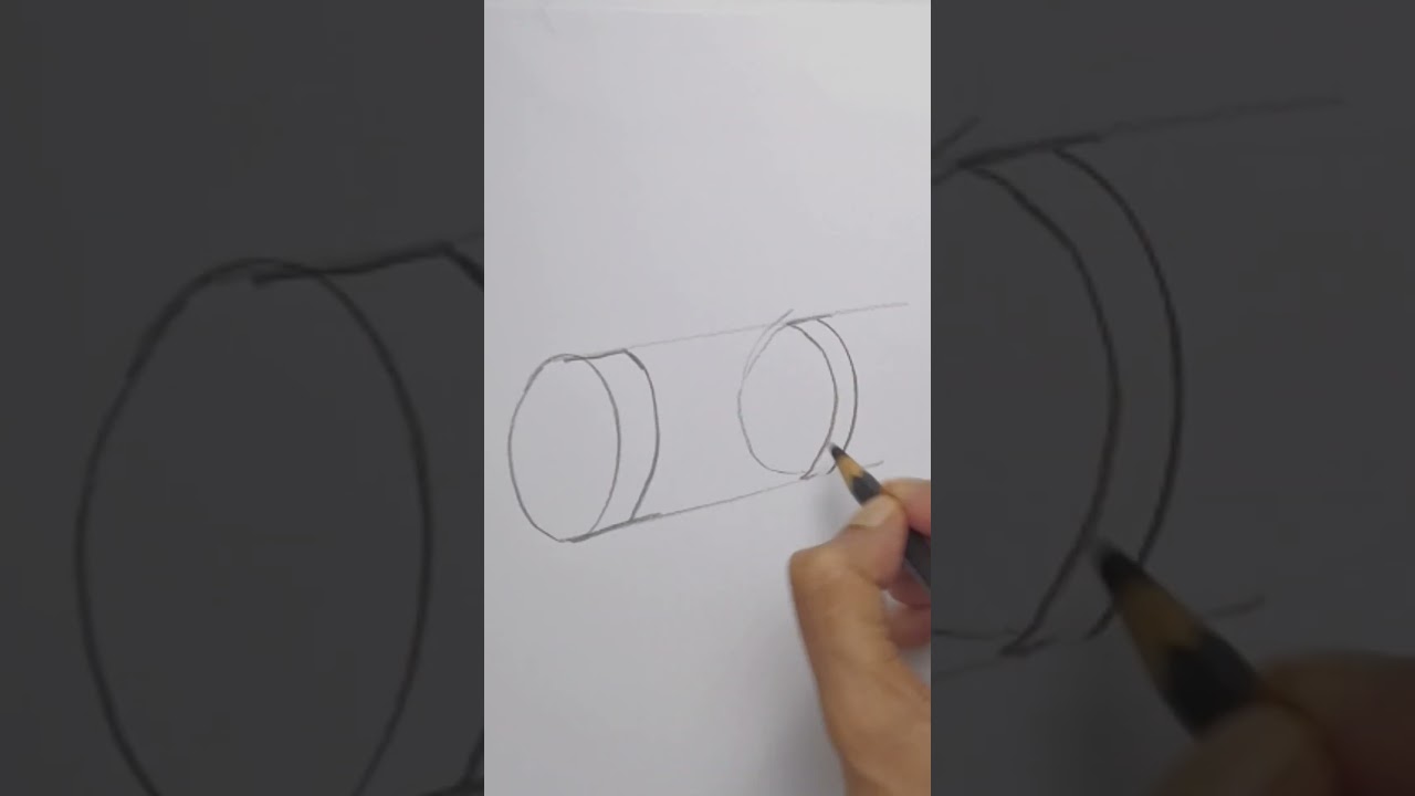 Draw a dumbbell easy for beginners #drawing #beginnerarttips #art