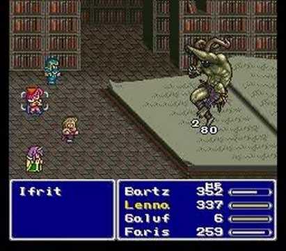 Final Fantasy V - Ifrit
