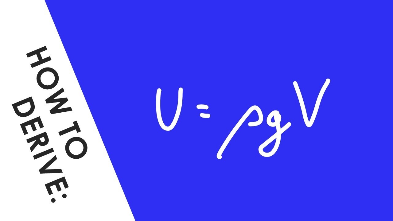 How to Derive Upthrust Quickly - A Level Physics
