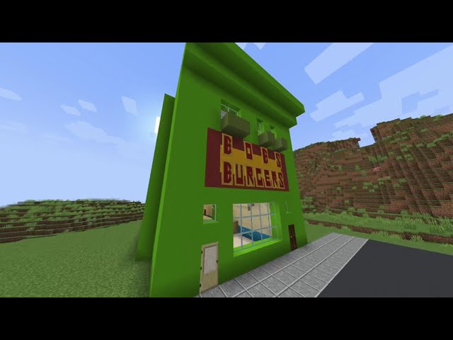 Bob's Burgers Restaurant Minecraft Map