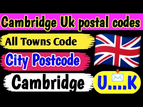 Cambridge postal code list of all areas