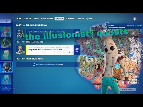 Story quests part 4: (The illusionist)