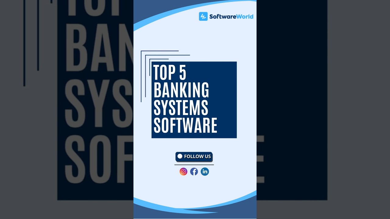 Top 5 Banking System Software | Best Core & Digital Banking Platforms #SoftwareWorld #youtubeshorts