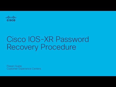 Recover Lost Password on Cisco IOS XR | Secure CLI Access Restoration Guide