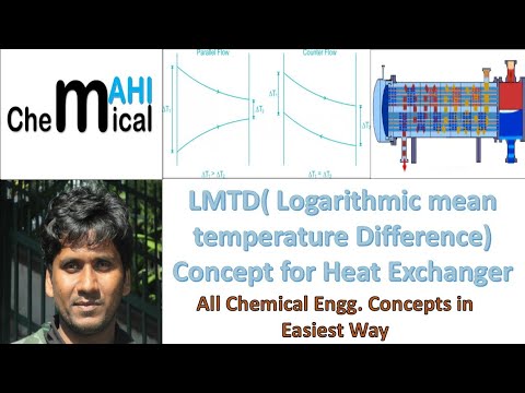 LMTD(Logarithmic Mean Temperature Difference) for Heat Exchanger area calculation@ChemicalMahi