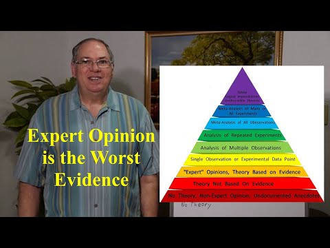 Expert Opinion is the Worst Evidence