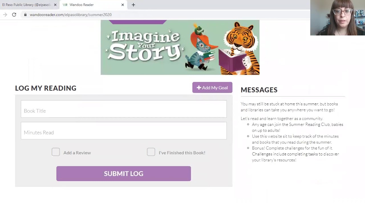 Summer Reading Club Registration Tutorial