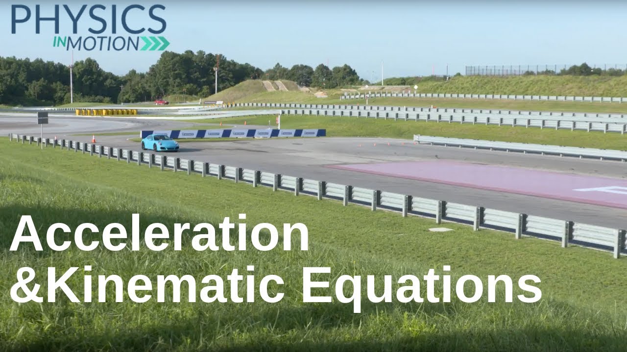 Acceleration and Kinematic Equations | Physics in Motion