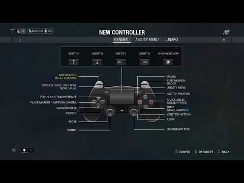 Warframe PS4 - My Controller Reconfiguration 2017