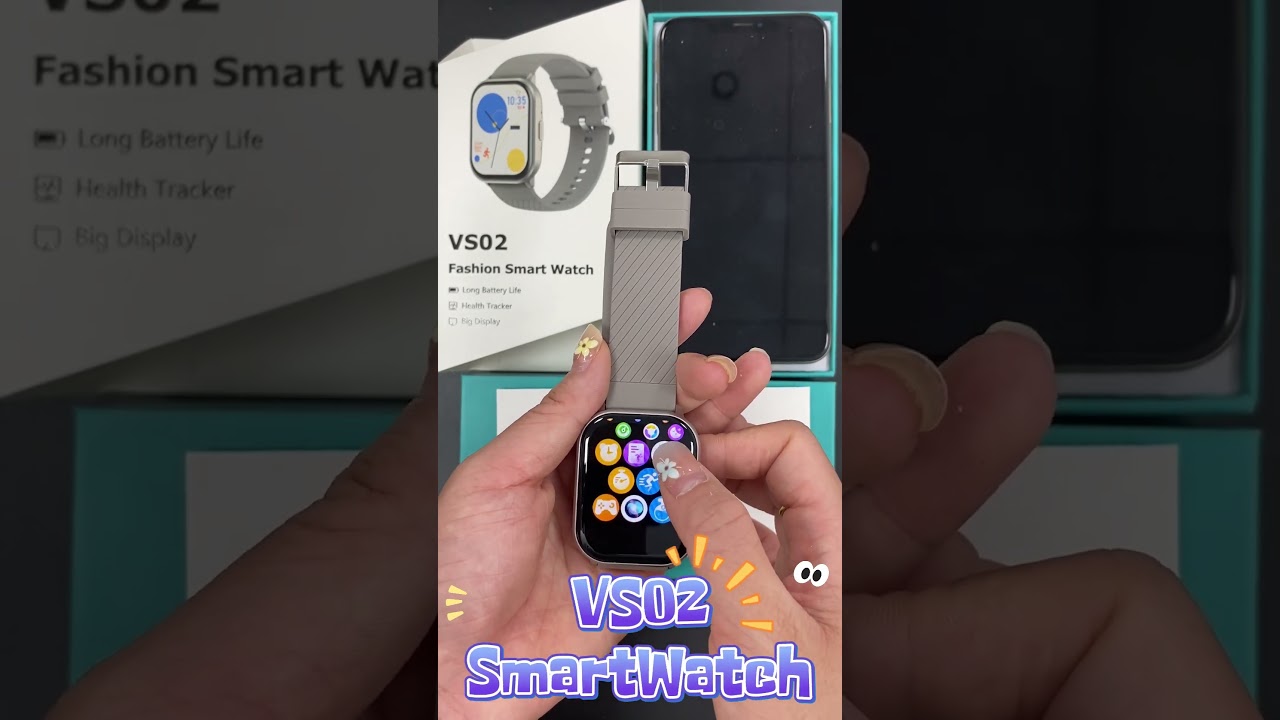 🔥 The VS02 Smartwatch Everyone’s Obsessed With! Style × Health × Power! #smartwatch #foryou