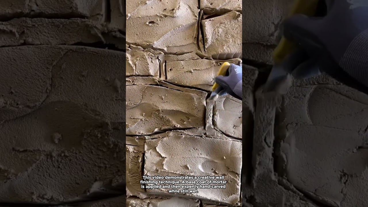 Creating a Faux Stone Wall with Plaster