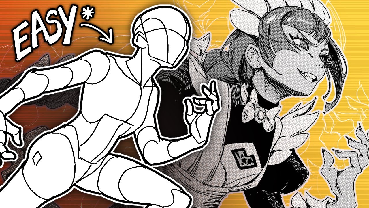 How to draw DYNAMIC poses