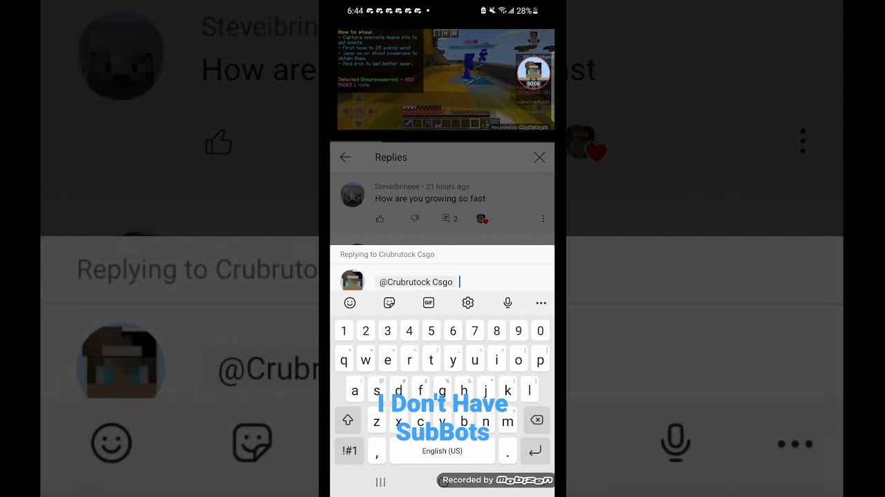 I Don't Have Subbots!!