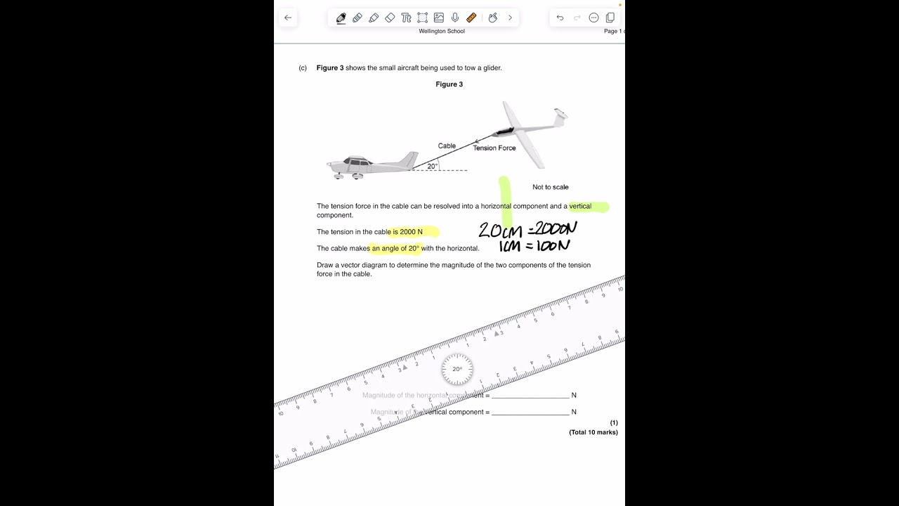 Resolving vectors gcse physics