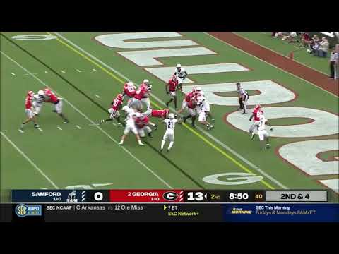 2 Georgia vs Samford - Week 2 - College Football Scoring Plays 2022-2023