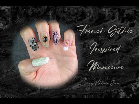 French Gothic Acrylic Nails Tutorial – Nailed It! – Viktoria Jean