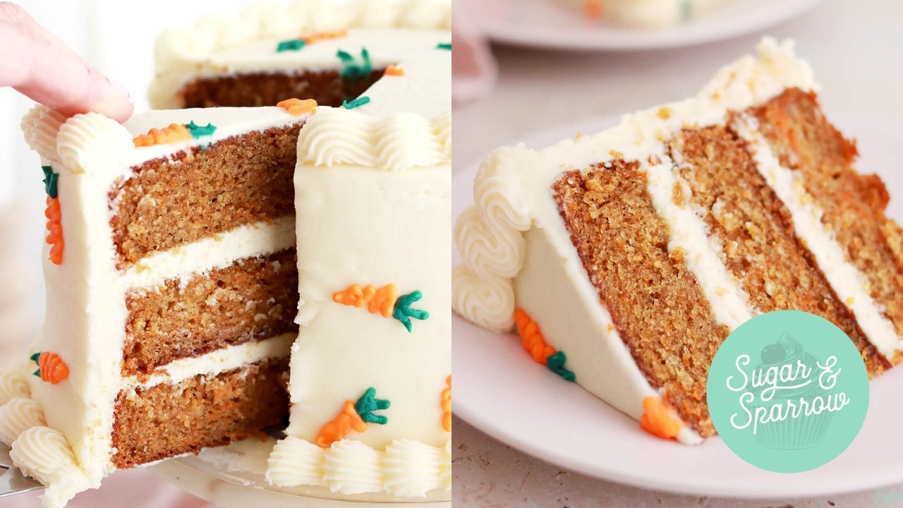 The BEST Carrot Cake Recipe (Moist, Perfectly Spiced, and EASY!)
