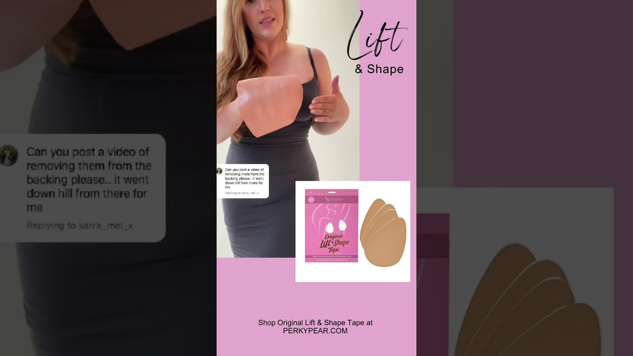 How to apply Perky Pear Original Lift & Shape Boobt Tape