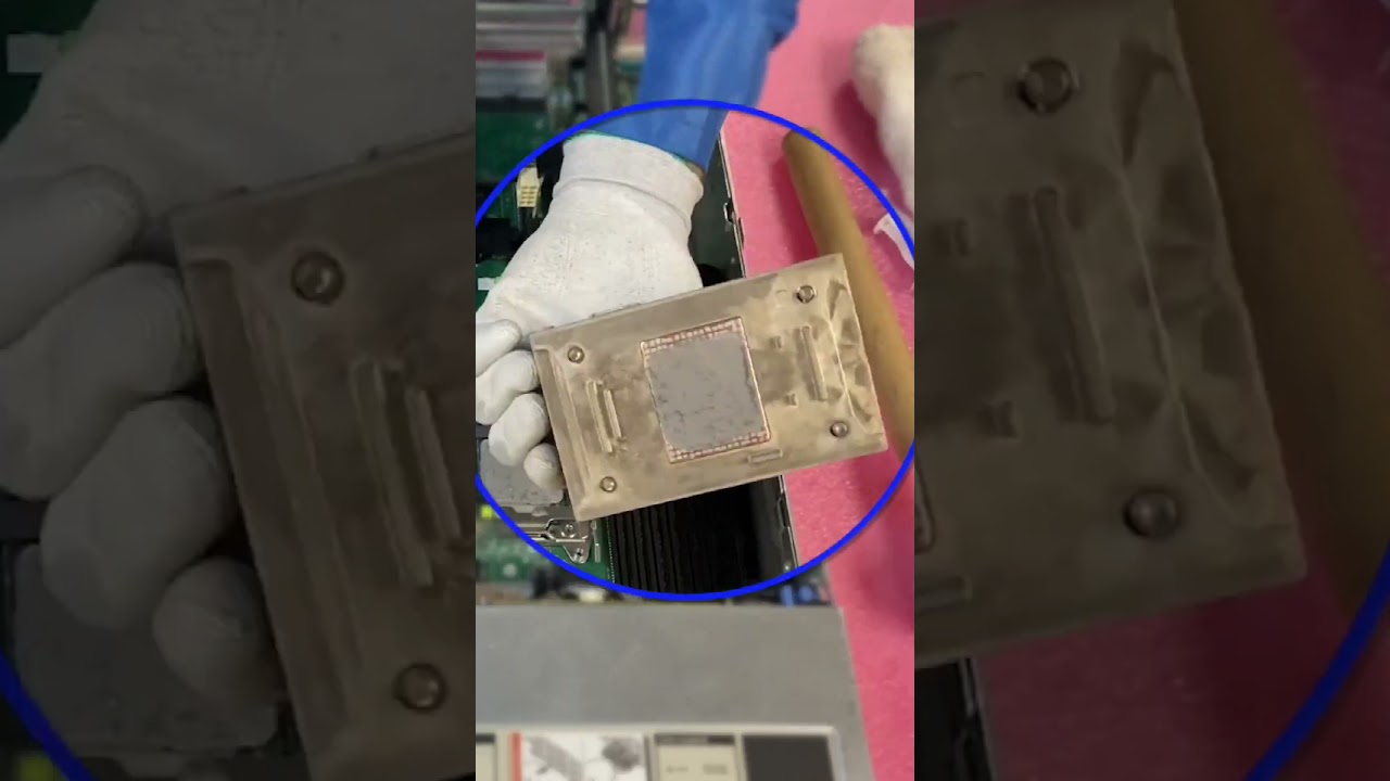 Dell PowerEdge R730xd 13th Gen | CPU Installation | #tech #satisfying #server #dell #processor