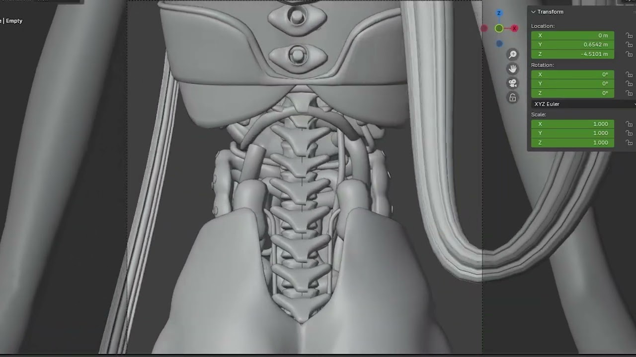 Cyberpunk Vampire--- 3D model Documentation