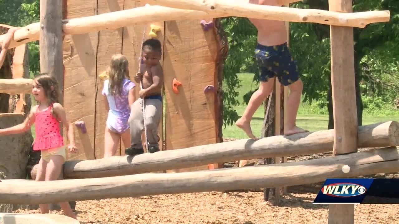 'Natural' playground in Shawnee Park helps spark kids' imagination