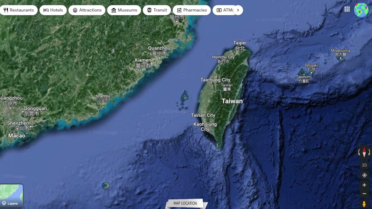 Where on the map - Taiwan