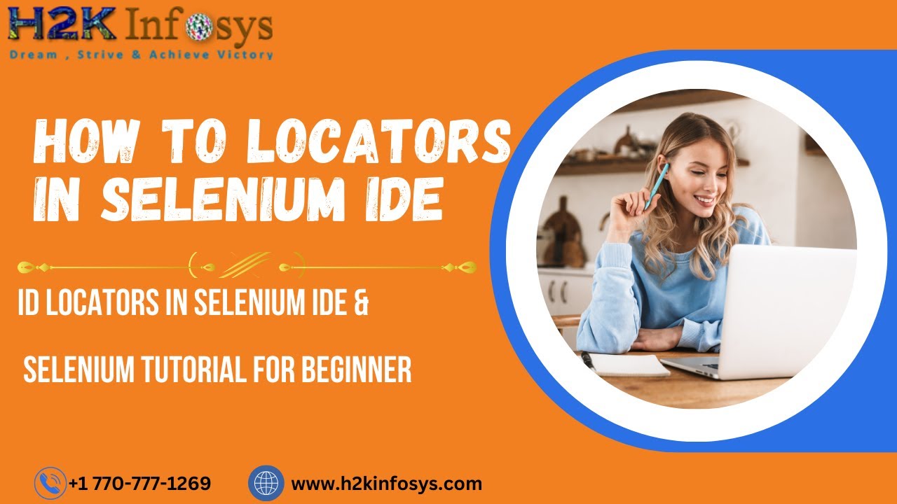 ID Locators In Selenium IDE | Selenium Tutorial for Beginner | Selenium Tutorials by H2K infosys