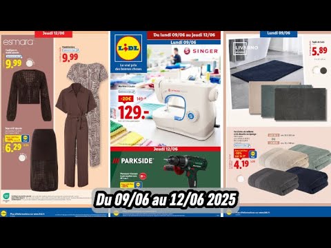 Nouveau catalogue💥LIDL #lidl du 09/06 au 12/06 2025 France 🇫🇷