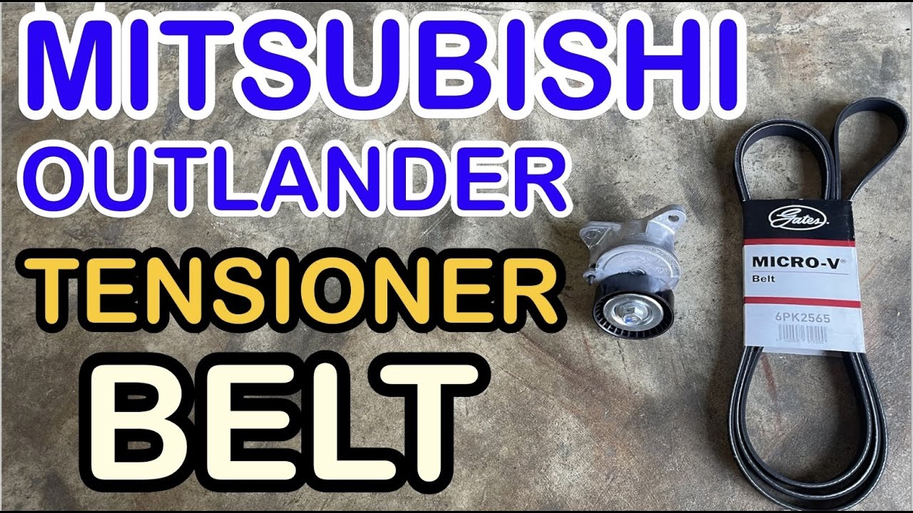 HOW TO REPLACE BELT TENSIONER MITSUBISHI OUTLANDER