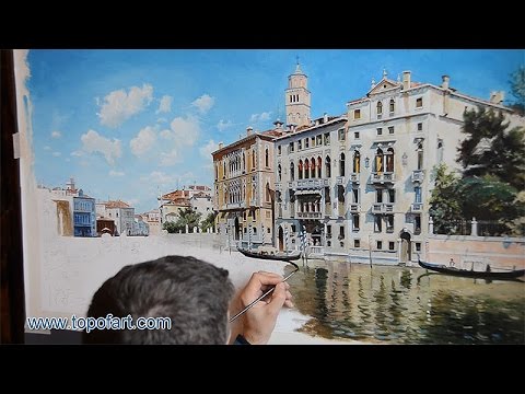 del Campo - Palazzo Cavalli-Franchetti, Venice | Art Reproduction Oil Painting