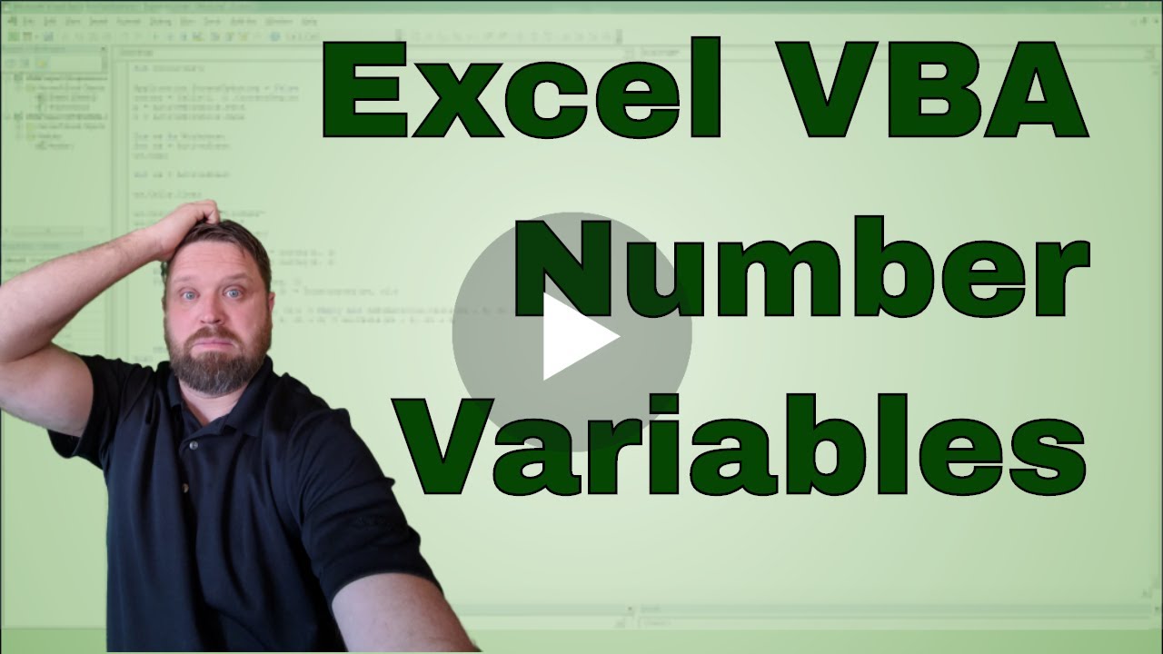 Using the Excel VBA (Macro) Number Variable Types (Integer, Long, and Double)
