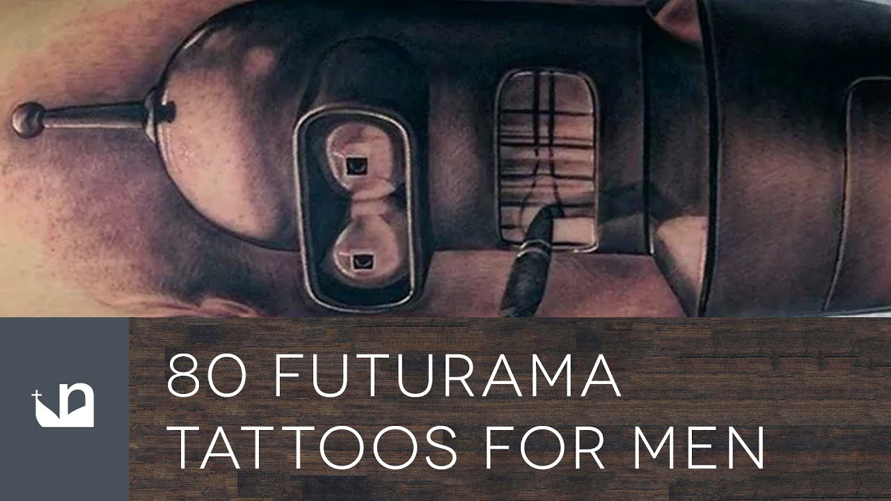 80 Futurama Tattoos For Men