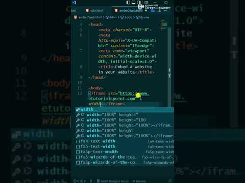 #11 Embed web app in your website| html tip and tricks