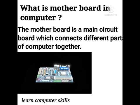 what is motherboard |by learn computer skills