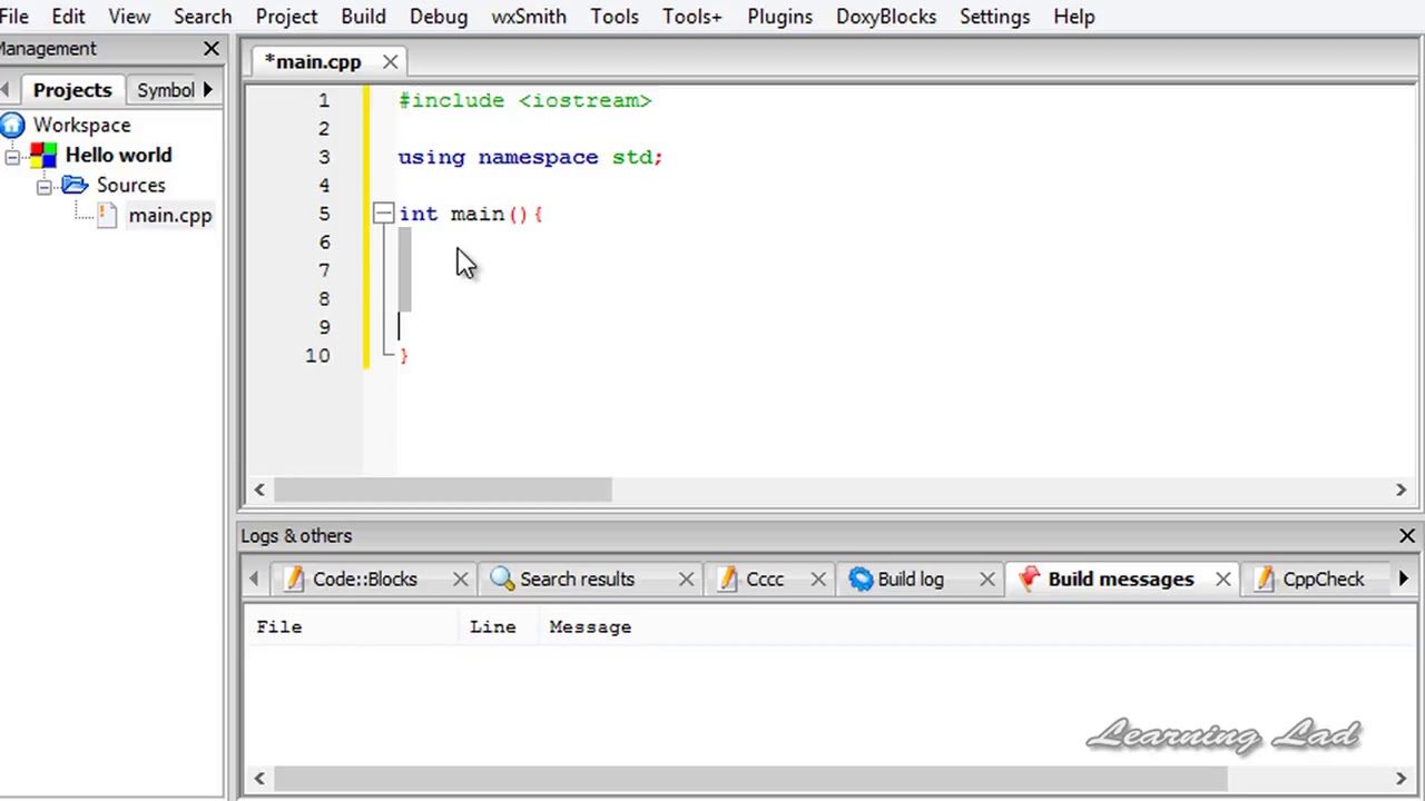 004  C++ First Hello World Program   CPP Programming Video Tutorial