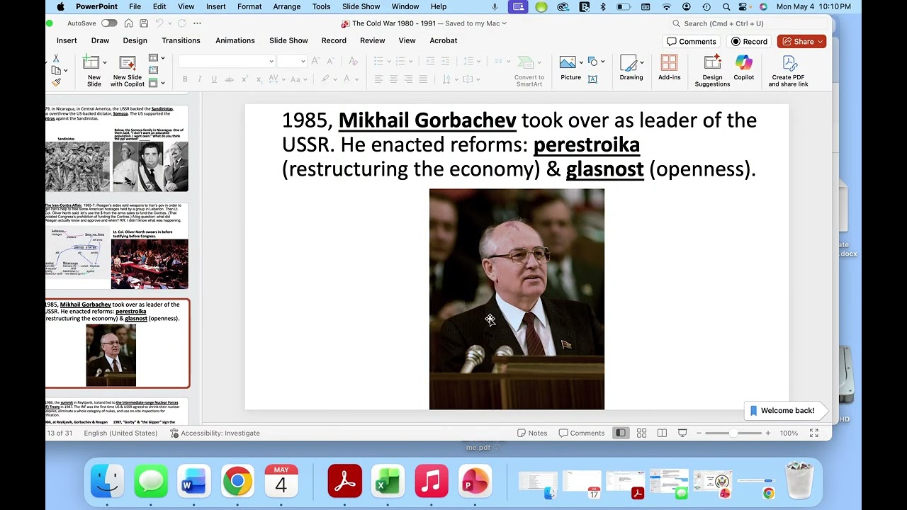1979 - 1991 Foreign policy PPT video