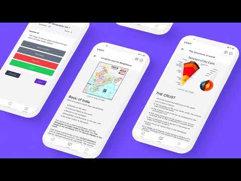 Indian Geography App Promo | Codera