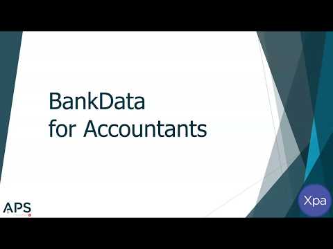 Set up BankData