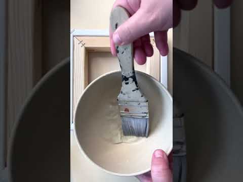 How to fix a loose canvas. How to prep a canvas for a dot mandala painting.