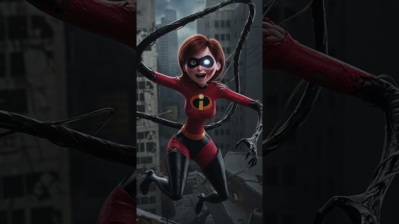 Horror Version of The Incredibles! Bob, Helen, Violet & Dash as Superpowered Nightmares! 🦸‍♂️💀