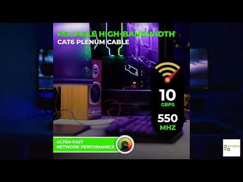 Review - BNCables | 550MHZ CAT6 Plenum Cable 1000ft Blue, 23AWG 4Pair, Solid Network Cabl
