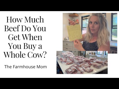How Much Beef Do You Get When You Buy A Cow?