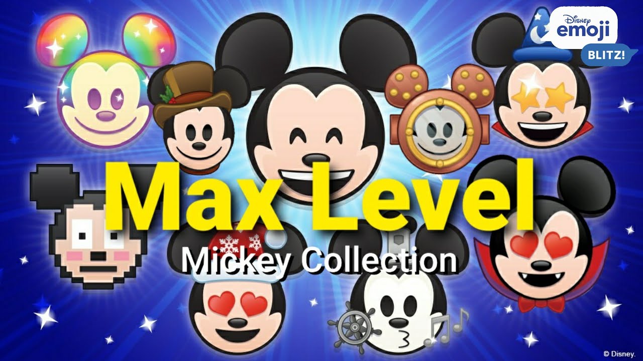 Max Level - Mickey Collection - Disney Emoji Blitz