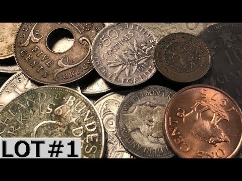 100+ YEAR OLD SILVER & 1800s COPPER Found In Half Pound World Coin Search - Lot #1